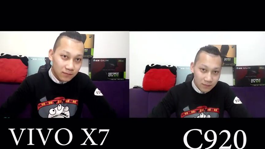惊!拿罗技C920代替单反,罗技C920对比VIVOX7测试