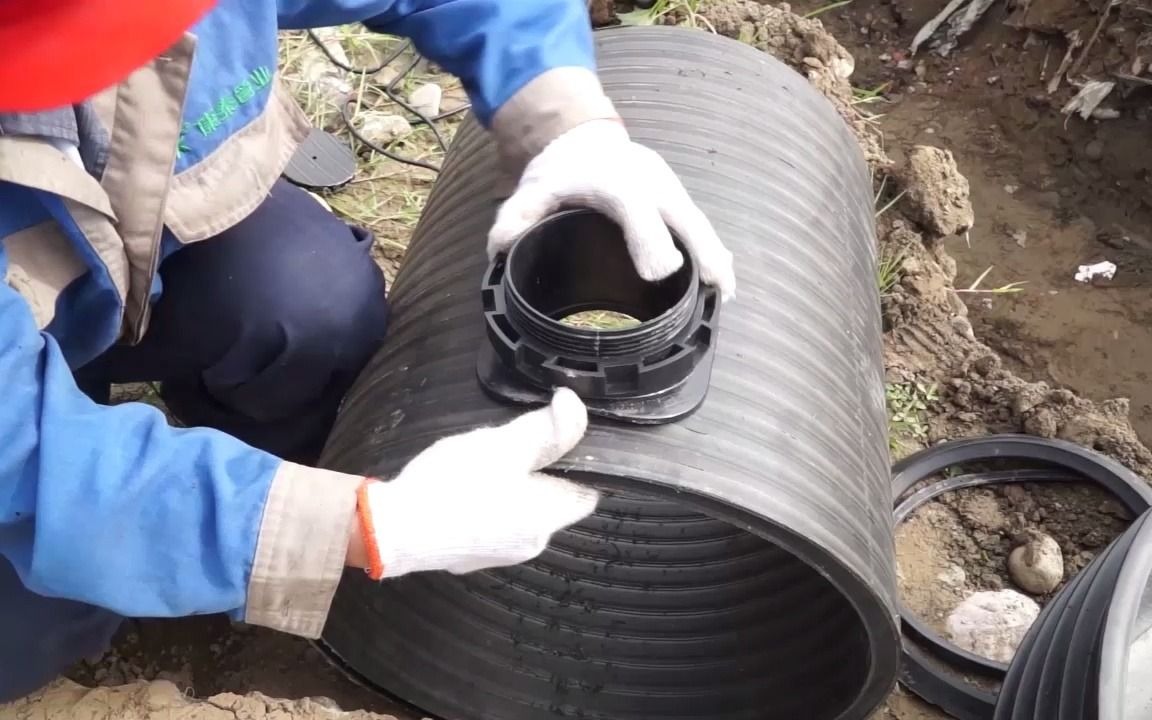 康泰塑胶塑料环保检查井安装视频