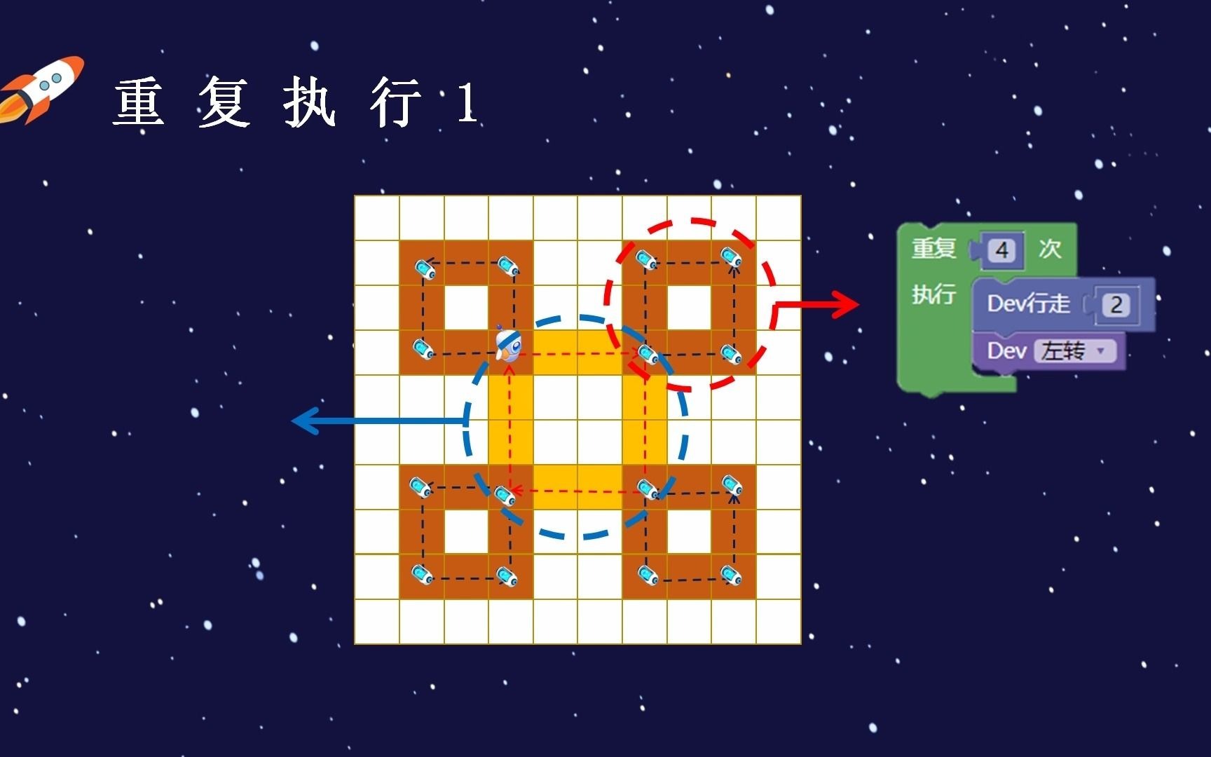 【自学少儿编程系列课】第12课 嵌套重复执行(积木模式)