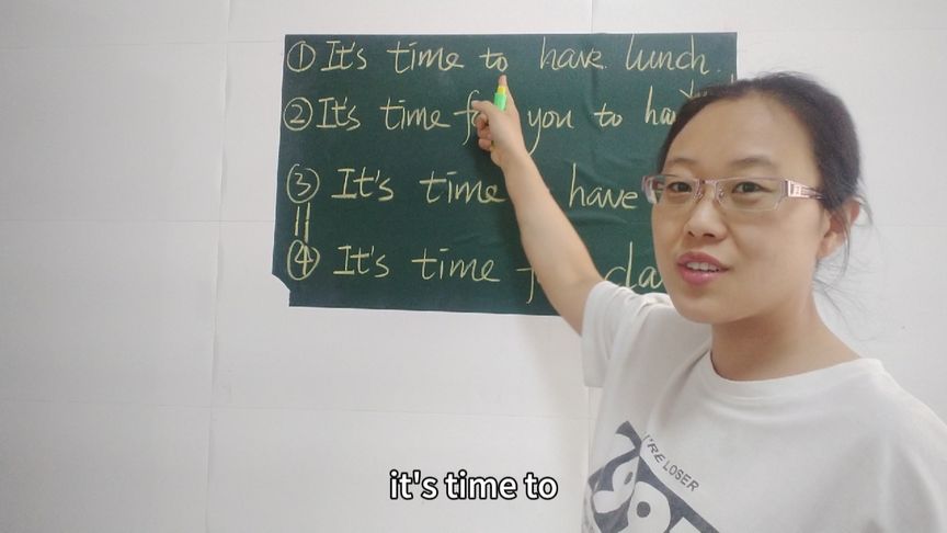 it's time to 还可以怎么用,你了解吗?