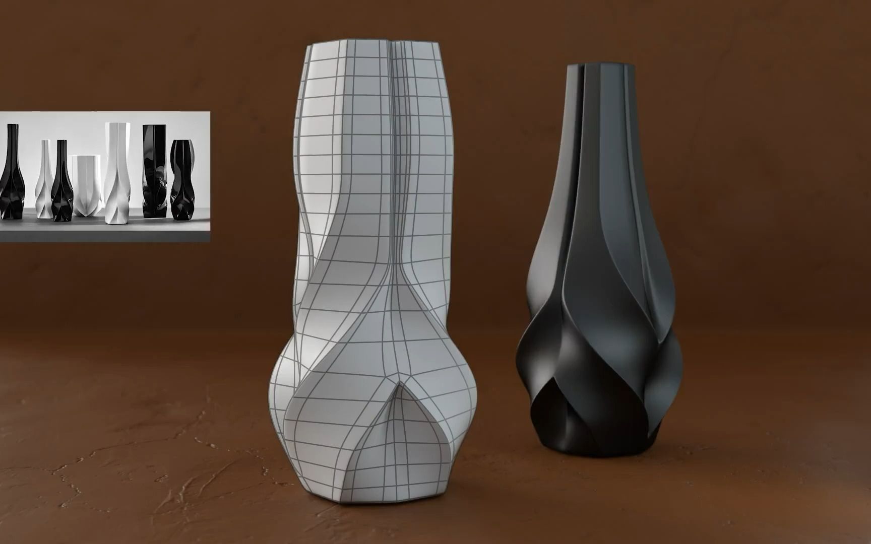 【blender建模】凹凸不齐的花瓶建模