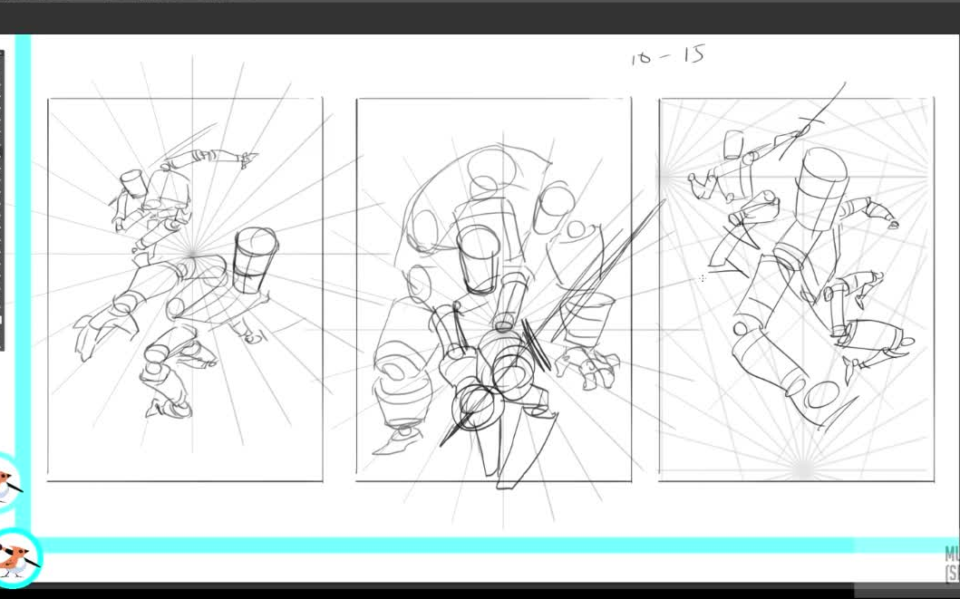 【零基础教程】绘画中基础的透视技法视频教程