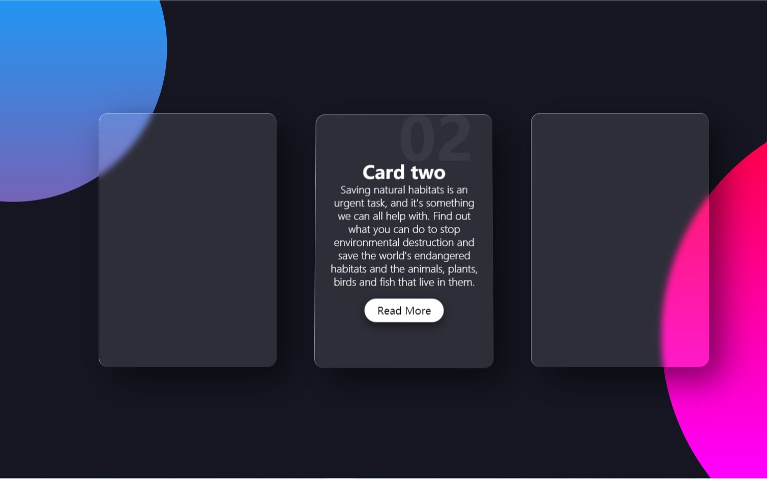 [web-css]会动的毛玻璃卡片效果