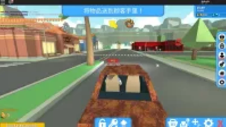 【波波仔解说】roblox 虚拟世界“高中模拟器”:开车破车去送外卖,当...