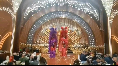 年会庆典舞狮演出