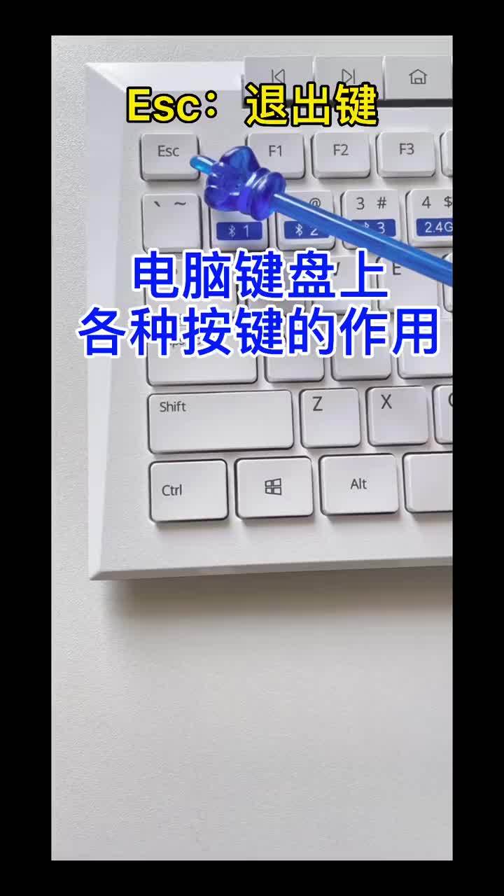 掌握电脑上的各个按键的作用。操作方便工作.