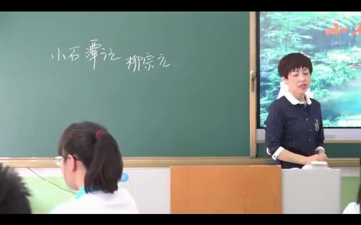 ...实录 初中语文 部编版 人教版语文 八年级下册 8年级下册(执教:富海棠)