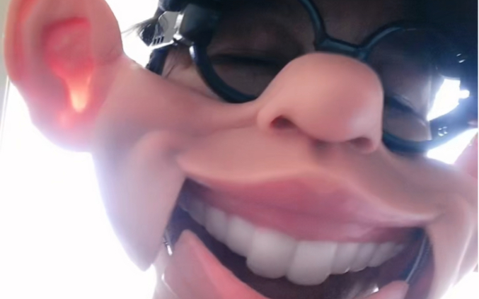 腹语木偶机器人面具!腹语人偶面具!腹语表演道具!