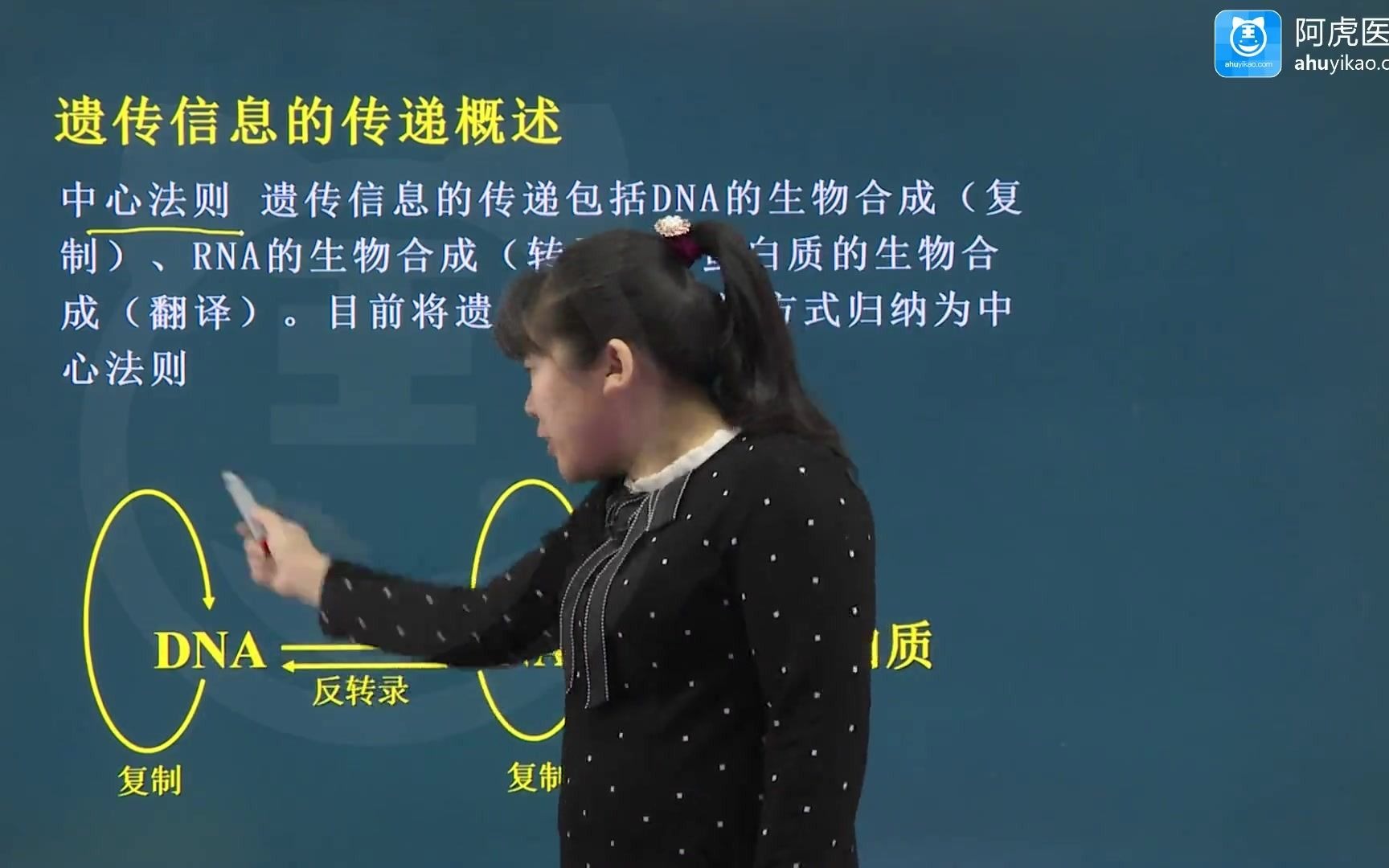 2022阿虎医考公卫执业医师 遗传信息的传递01考点精讲课考试视频...