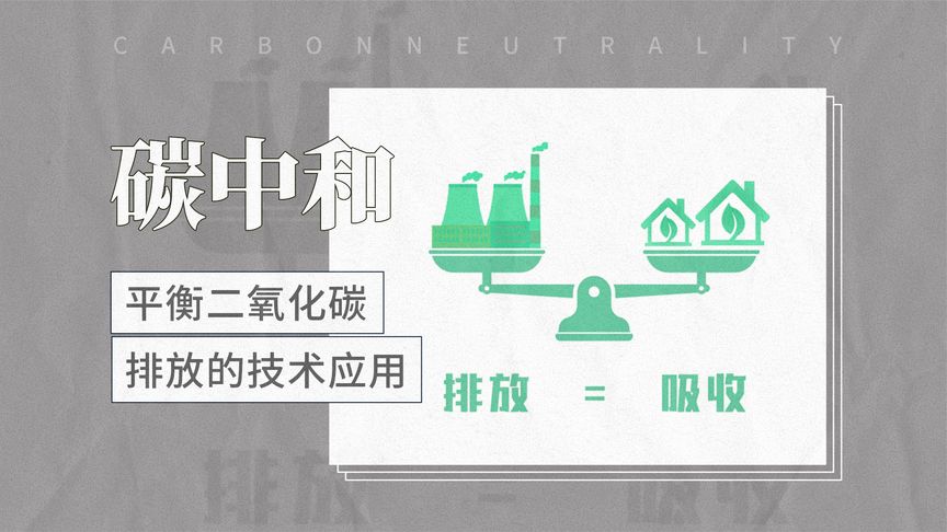 平衡二氧化碳排放的技术应用——碳中和