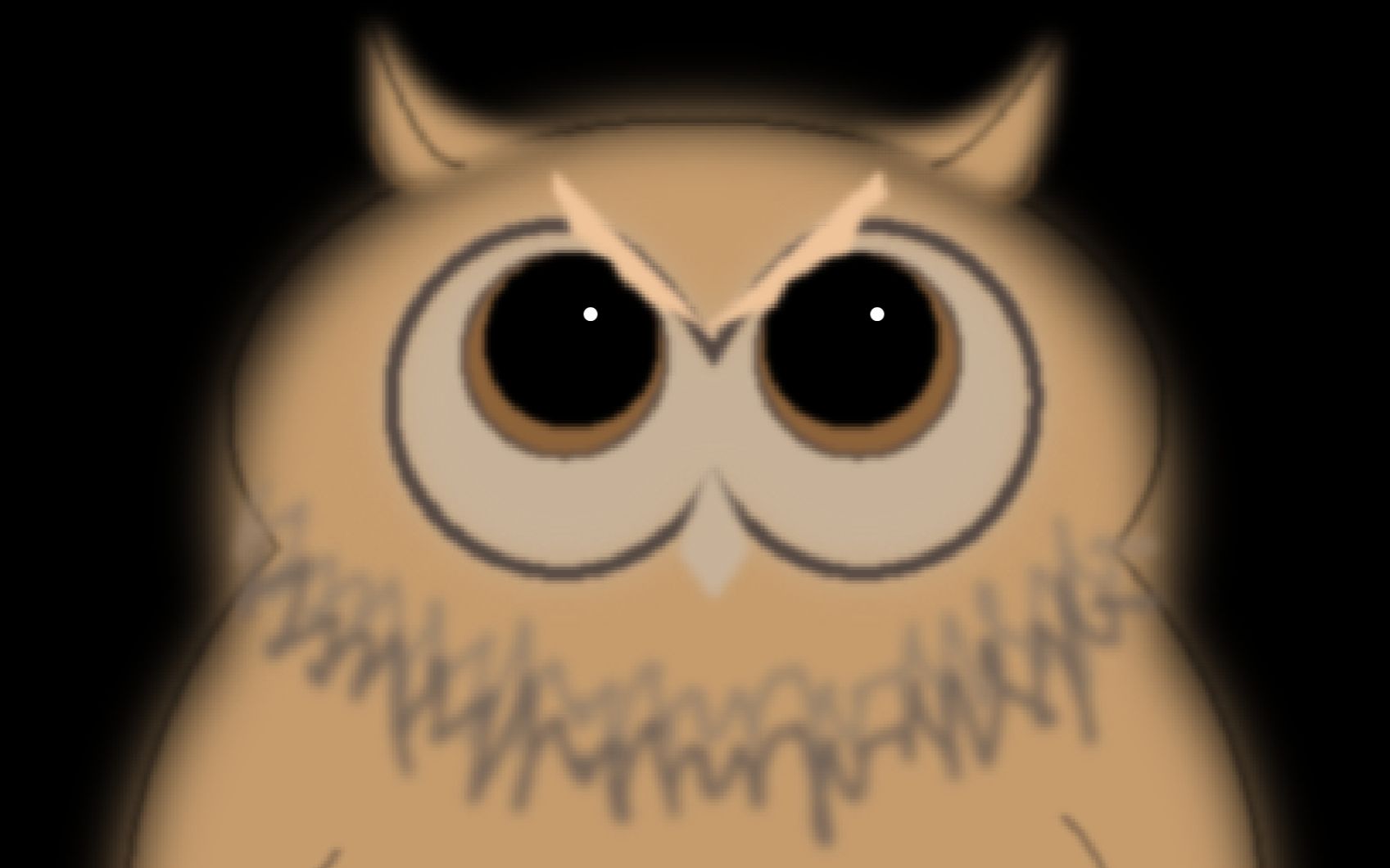 AI画动物练习-画一直毛茸茸的猫头鹰