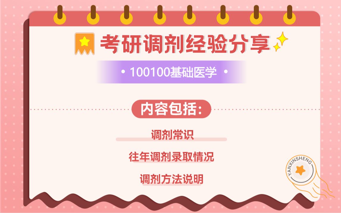 100100基础医学专业调剂成功上岸方法:调剂方法、常识、要求、近...