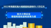 ...2022 财政部 国家税务总局 4月1日起我国将实施大规模留抵退税政策