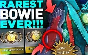 CSGO 五个稀有的鲍伊猎刀的开箱瞬间 Top 5 - RAREST BOWIE ...