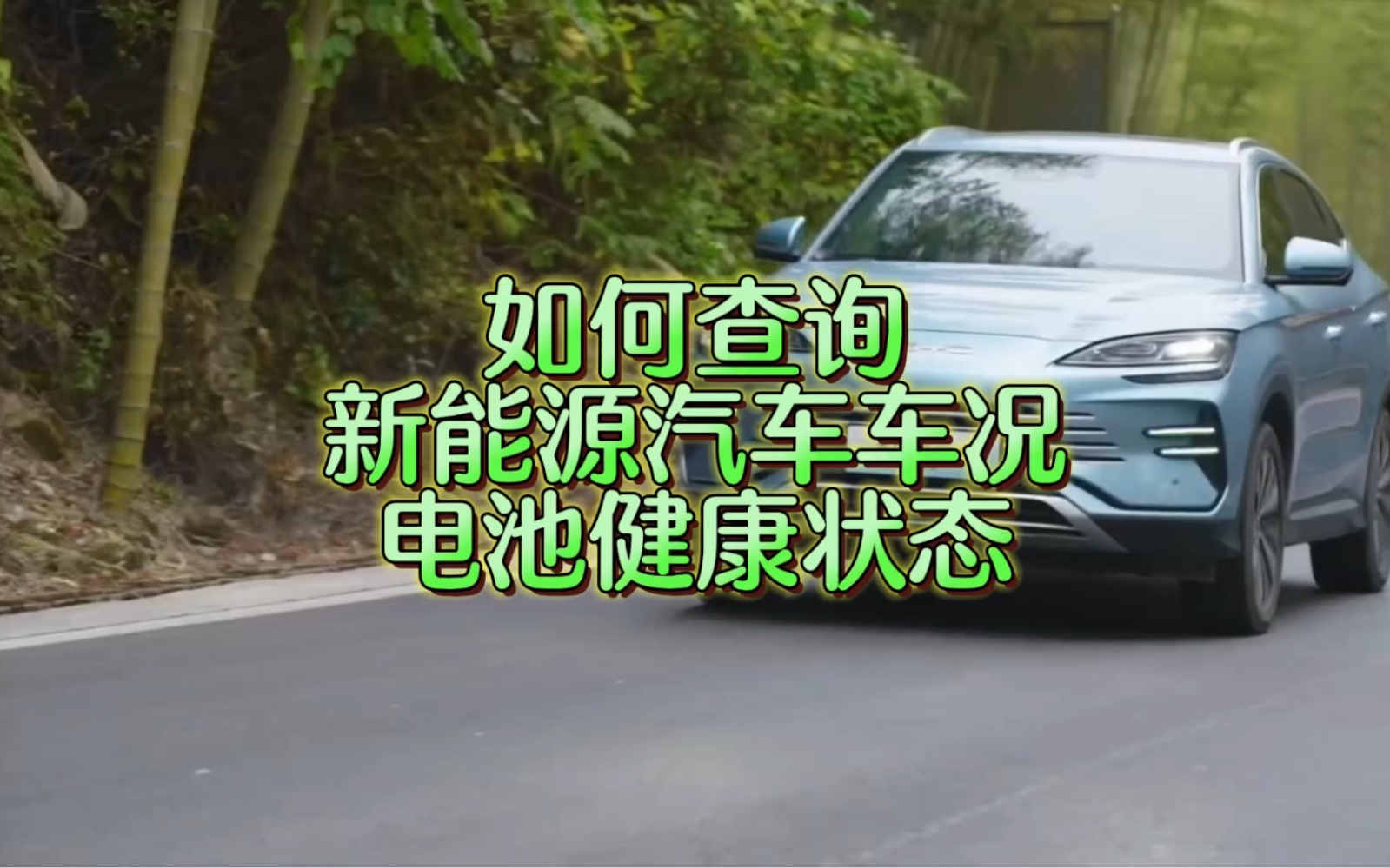 【分享】如何快速查询新能源汽车车况,电池健康状态?
