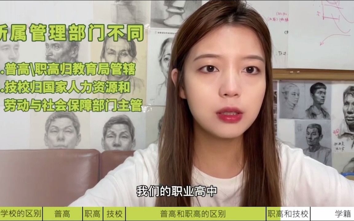 普通高中、职业高中,技校的区别是什么?