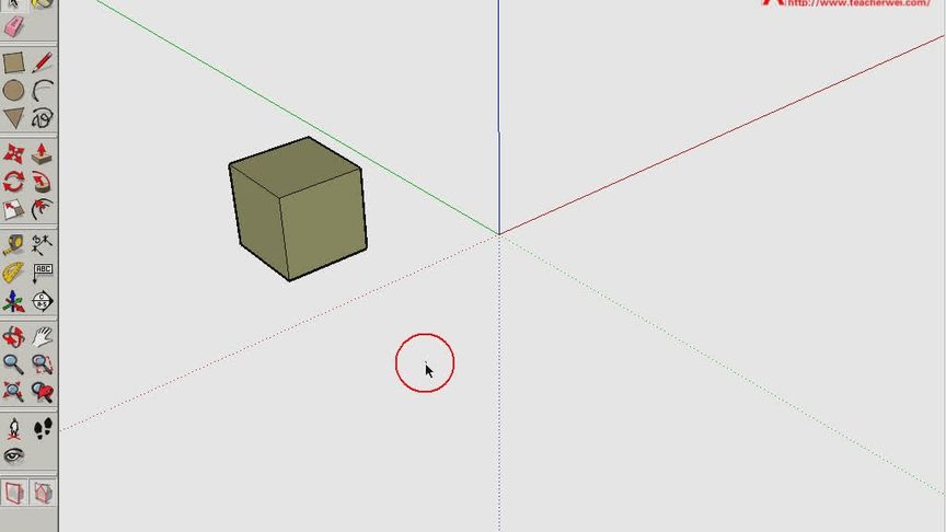 SketchUp2.4.3移动复制