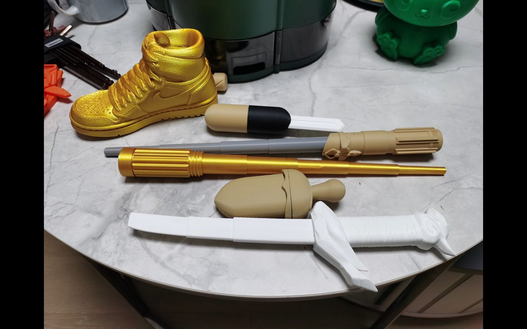 3D打印幼崽伸缩剑