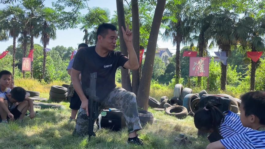 #夏令营 战术射击训练 真人CS对抗,等你来战。