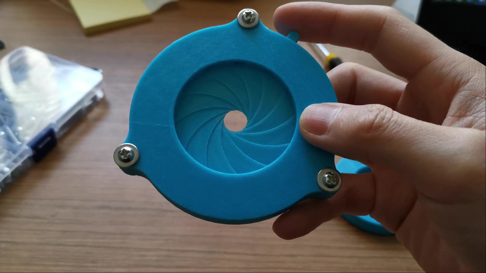 3D打印的光圈结构