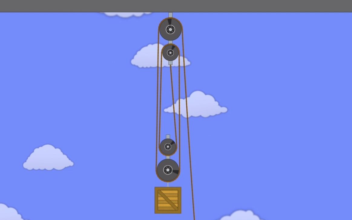 Algodoo滑轮组草稿