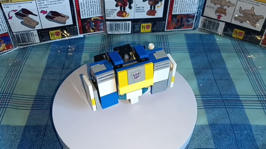 积木变形金刚moc迷你版声波