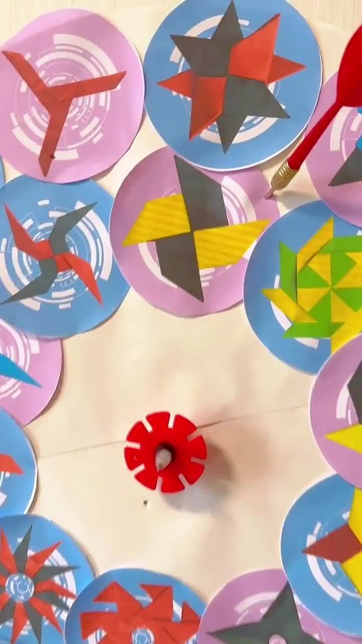 童年必学的简单的折纸飞镖,你学会了吗?