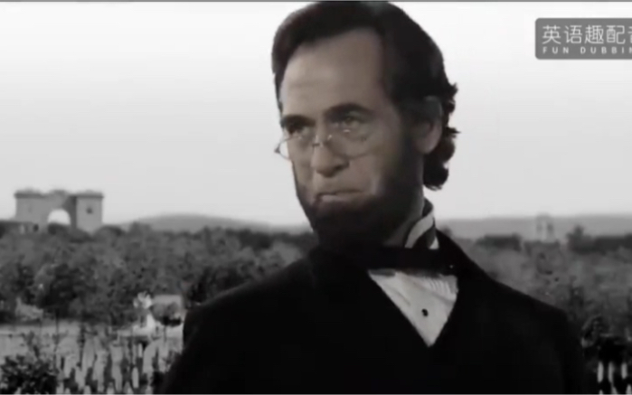 林肯葛底斯堡演讲(英语配音)