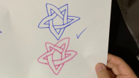 五个一画不一样的立体五角星,简单易学,看一遍就会