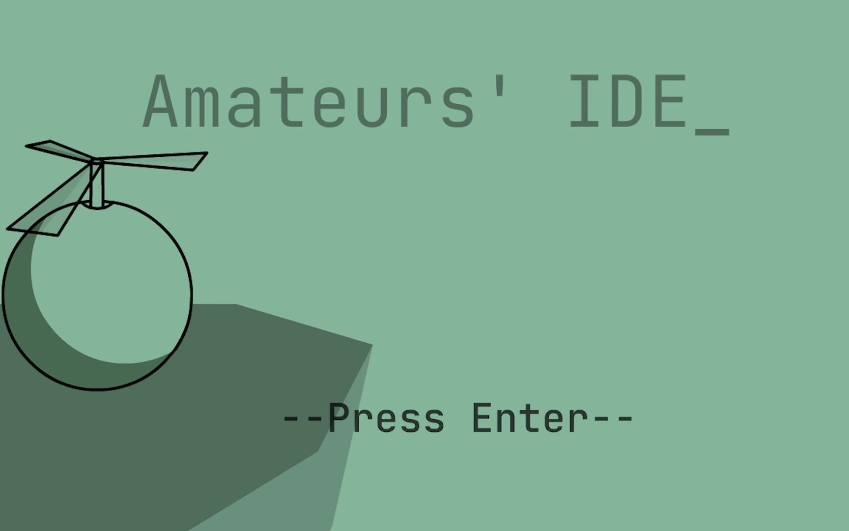 爱好者的程序编辑器 启动画面