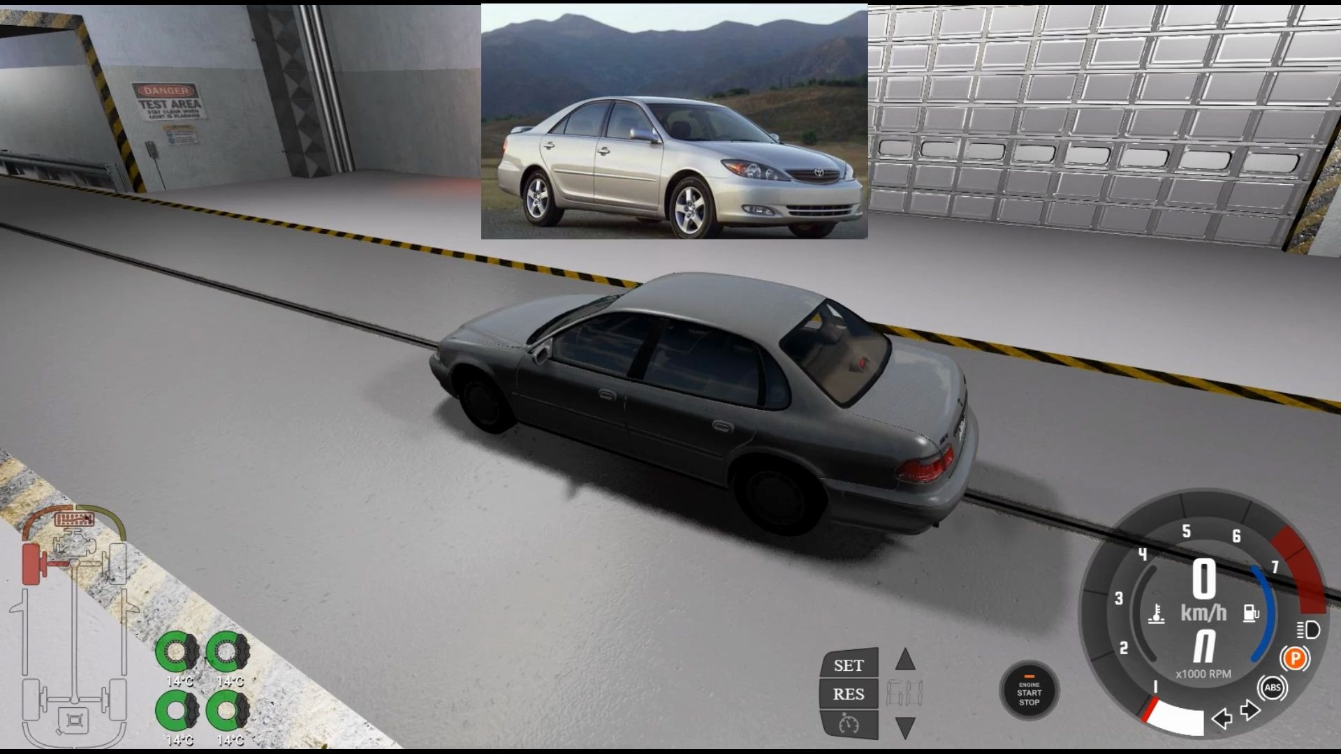BeamNG Drive 车祸模拟器 佳美碰撞测试模拟+其他试玩
