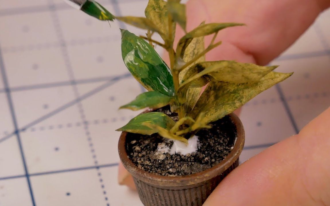 【微缩模型】超逼真的微型花盆