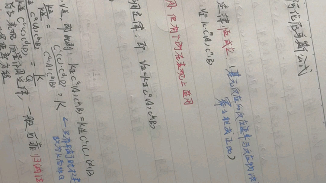 up整理两小时的高考热点:阿伦尼乌斯公式 范特霍夫方程 高考范围内的...