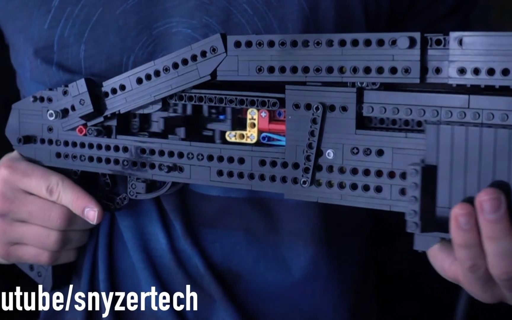 乐高LEGO spas12霰弹枪moc可装多种类型的子弹 可抛壳积木模型 ...