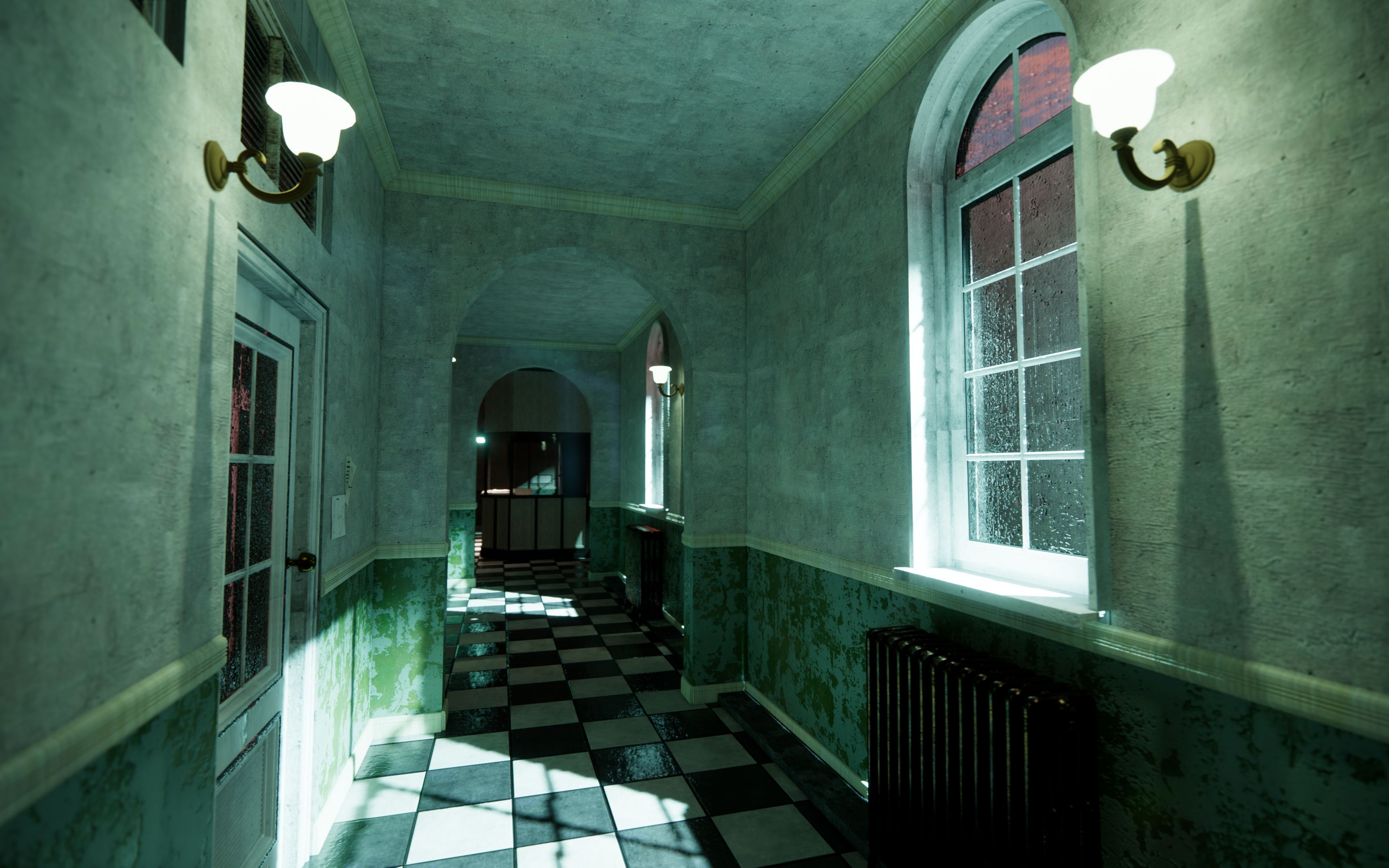 毕业设计-美式疗养院-密室逃脱空间设计