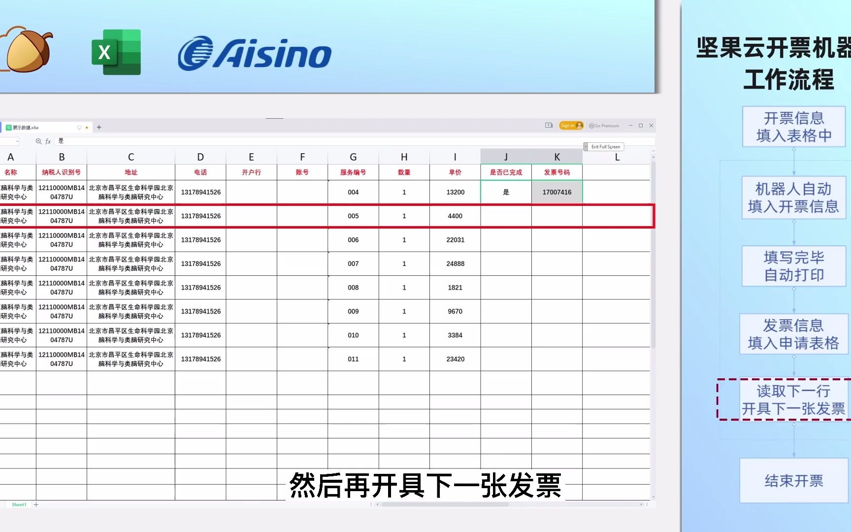 一定要发给你的财务同事!坚果云自动开票机器人让他解放双手!感兴趣...