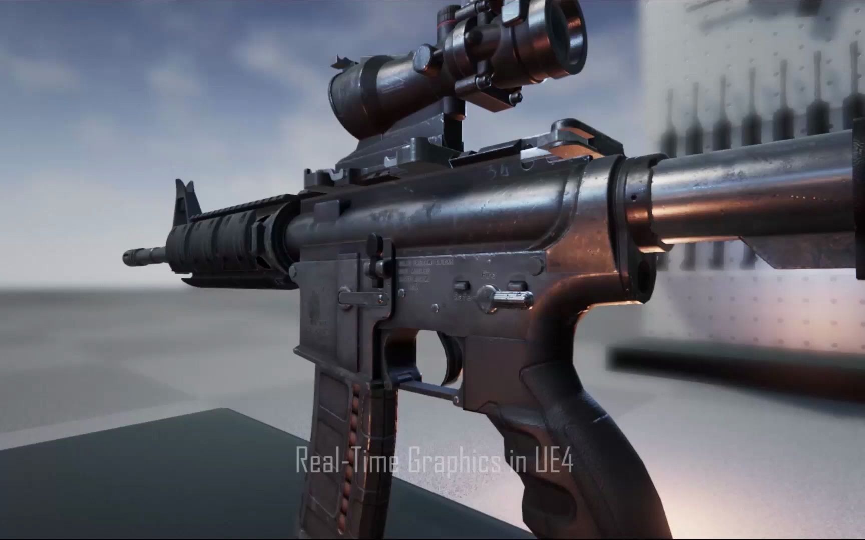 [UE4] M4A1自定义武器包