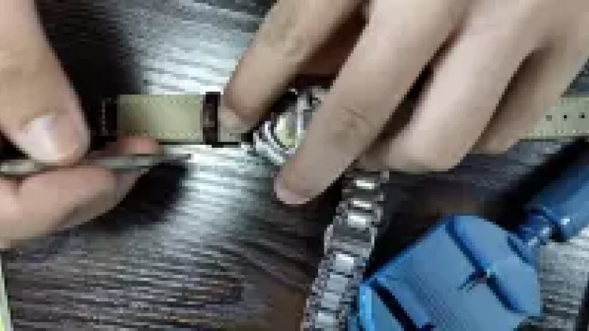 蝴蝶扣钢带拆装教程