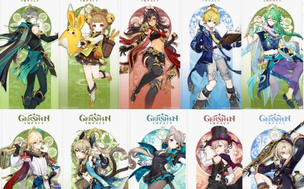 原神官方打破往年每年17个新角色的规律?!原神近三年角色回顾_哔哩...