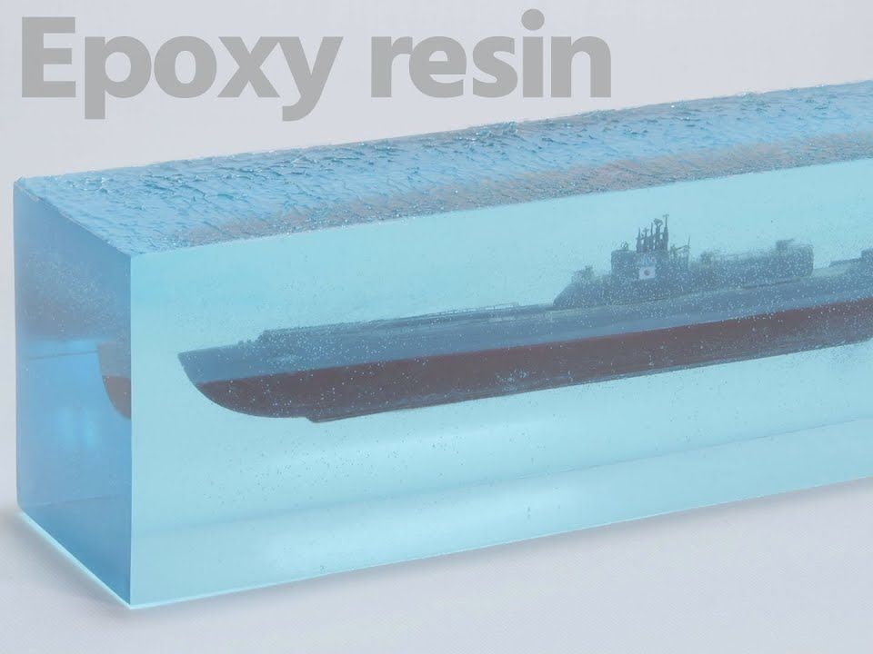 ...潜艇 环氧树脂场景制作| 伊四百型潛艦 - 环氧树脂立体模型 - 舰船模型