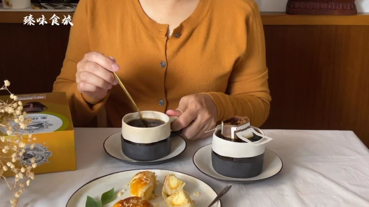 轻奢下午茶,第一次自己手冲挂耳咖啡,原来这么简单又好喝