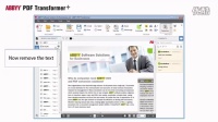 ABBYY PDF Transformer+ 新手教程: 编辑敏感信息