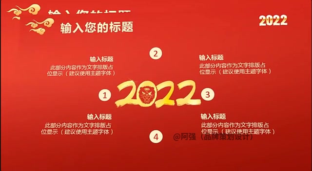 2022年虎年年会PPT模板