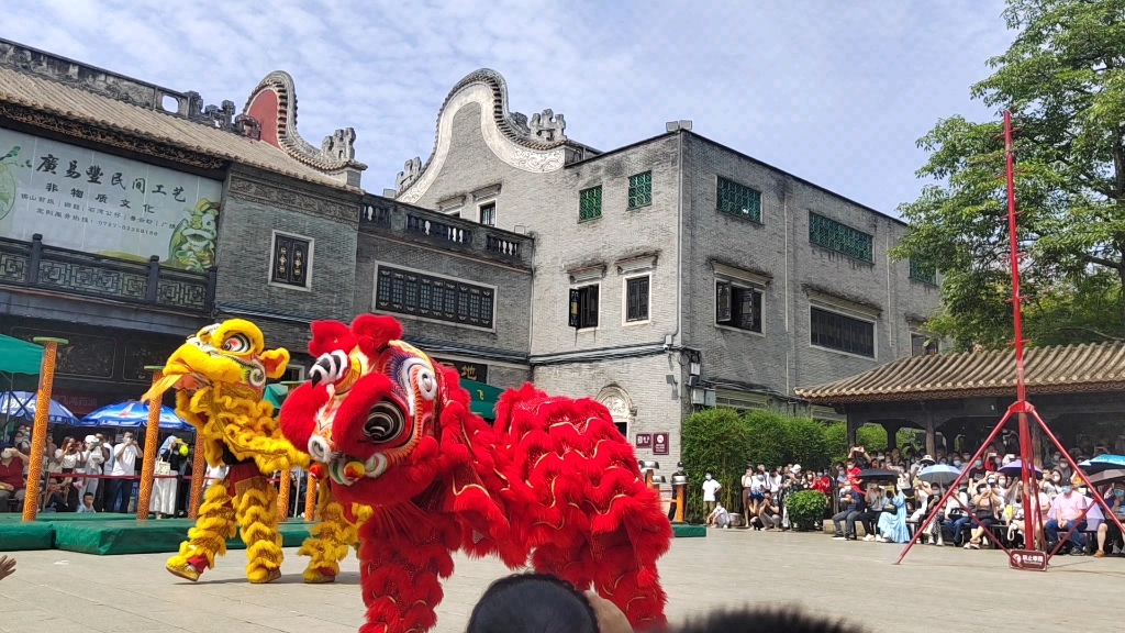 佛山祖庙舞狮表演