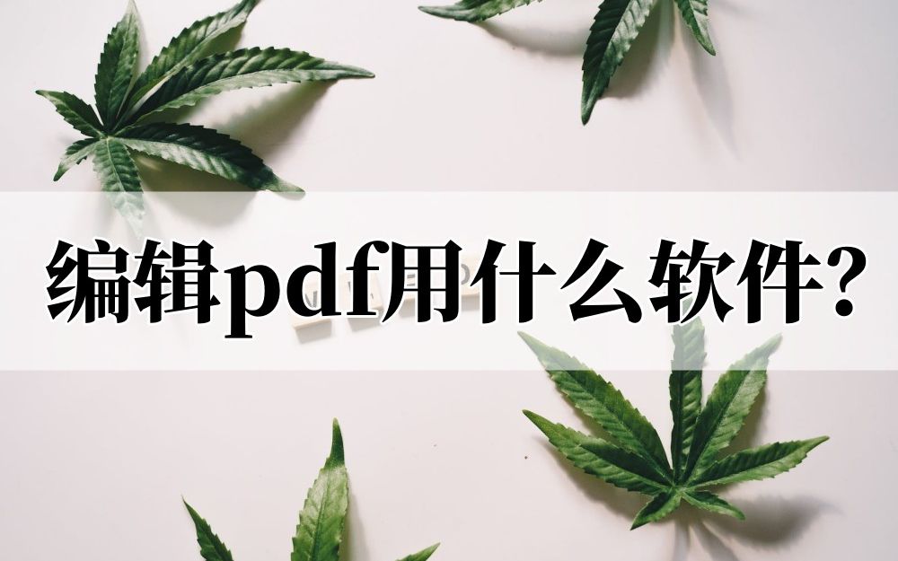 编辑pdf用什么软件?这款软件真的香!