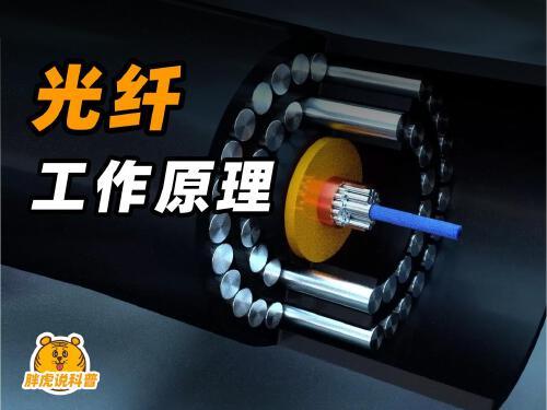 动画演示光纤的工作原理,信号是怎么在光纤里传输的?