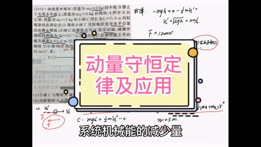 每天一道题,动量守恒定律及应用(九)