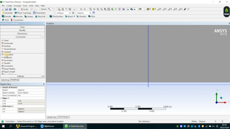 #ANSYS DM #圆柱绕流的定常分析模型建模 #2D 模型