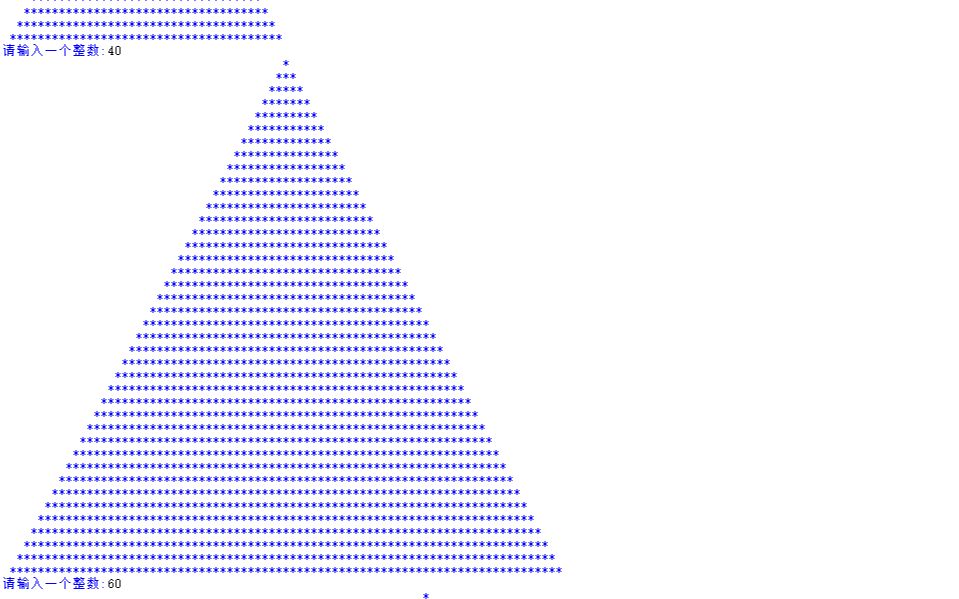 用python制作金字塔图形(程序员都应该要掌握)