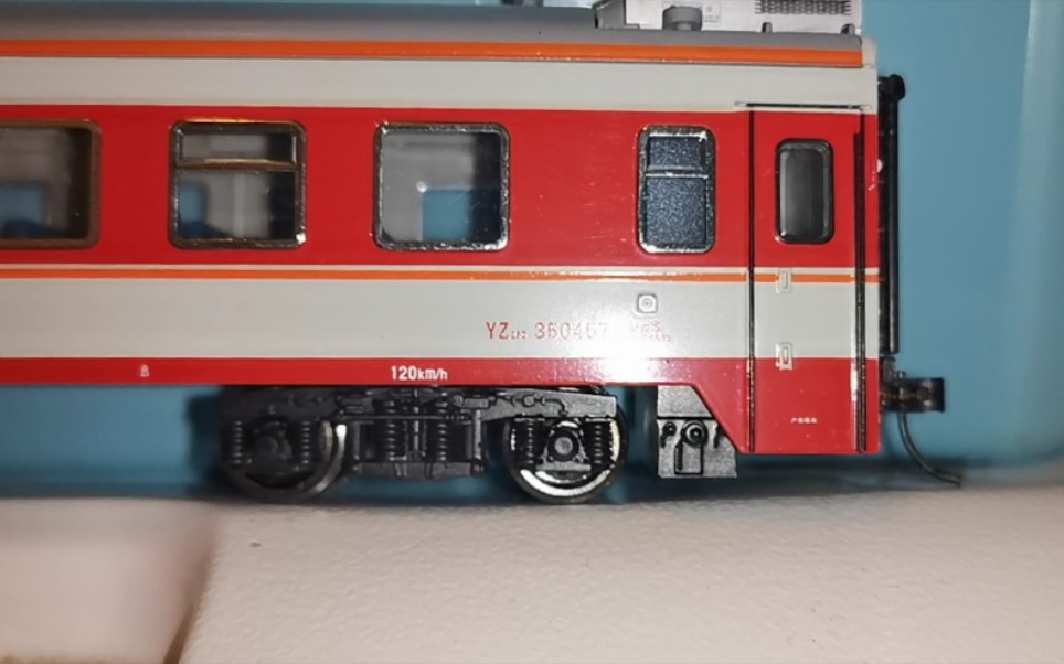 【HO火车模型•中国铁路百万城25G YZ硬座塞拉门儿客车厢哟_(:D)∠)...